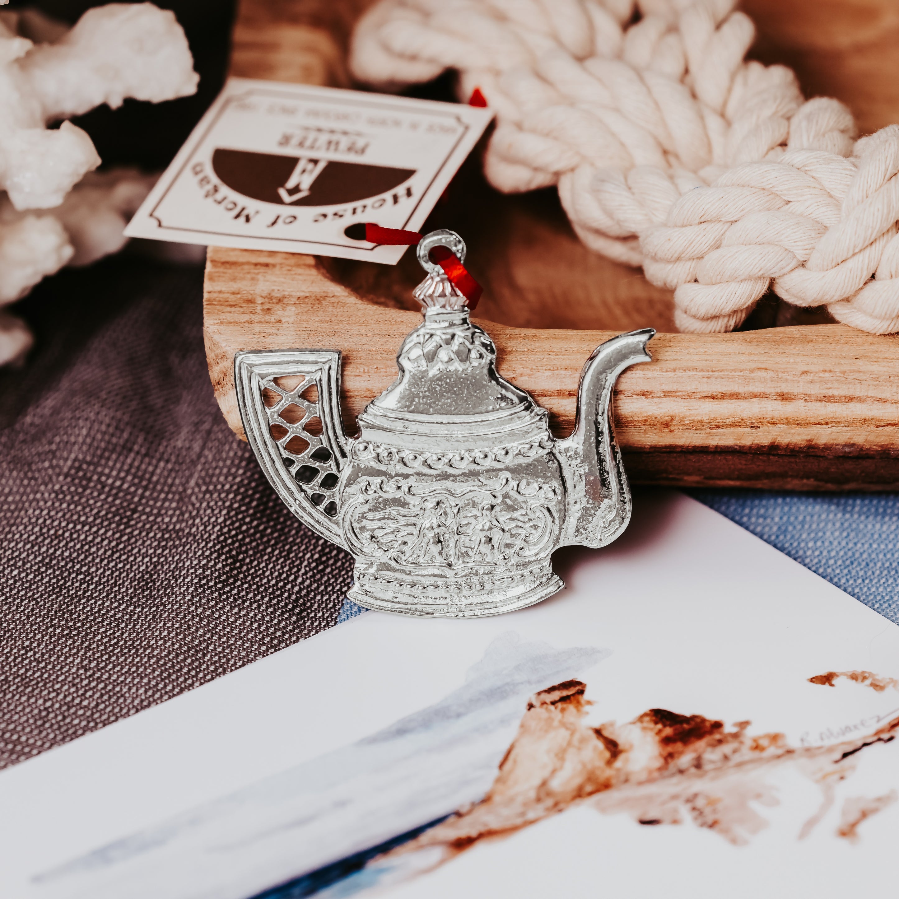 Massachusetts Gifts - Teapot - Sailboat - Massachusetts Christmas Orna ...