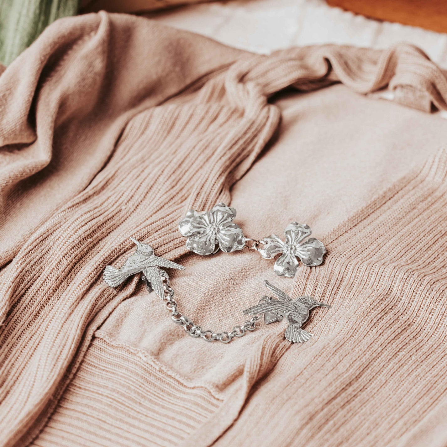 Custom Cardigan Clasp - Sweater Clip - Select your Design and Chain Le ...
