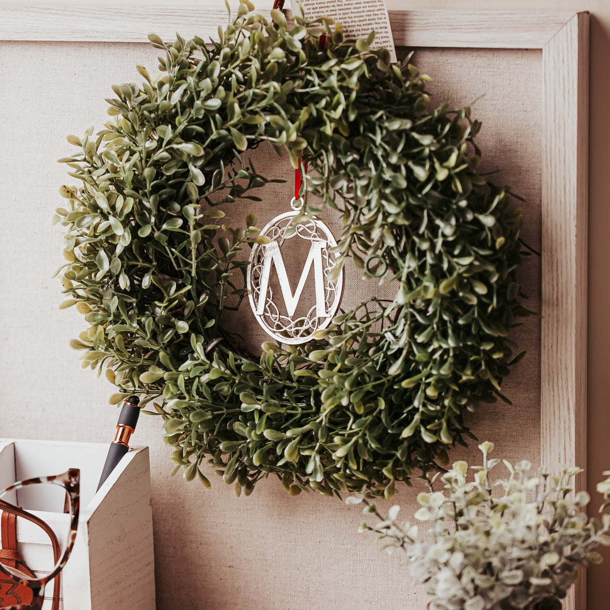 Custom Monogram Ornament - Initial Gift – House of Morgan Pewter