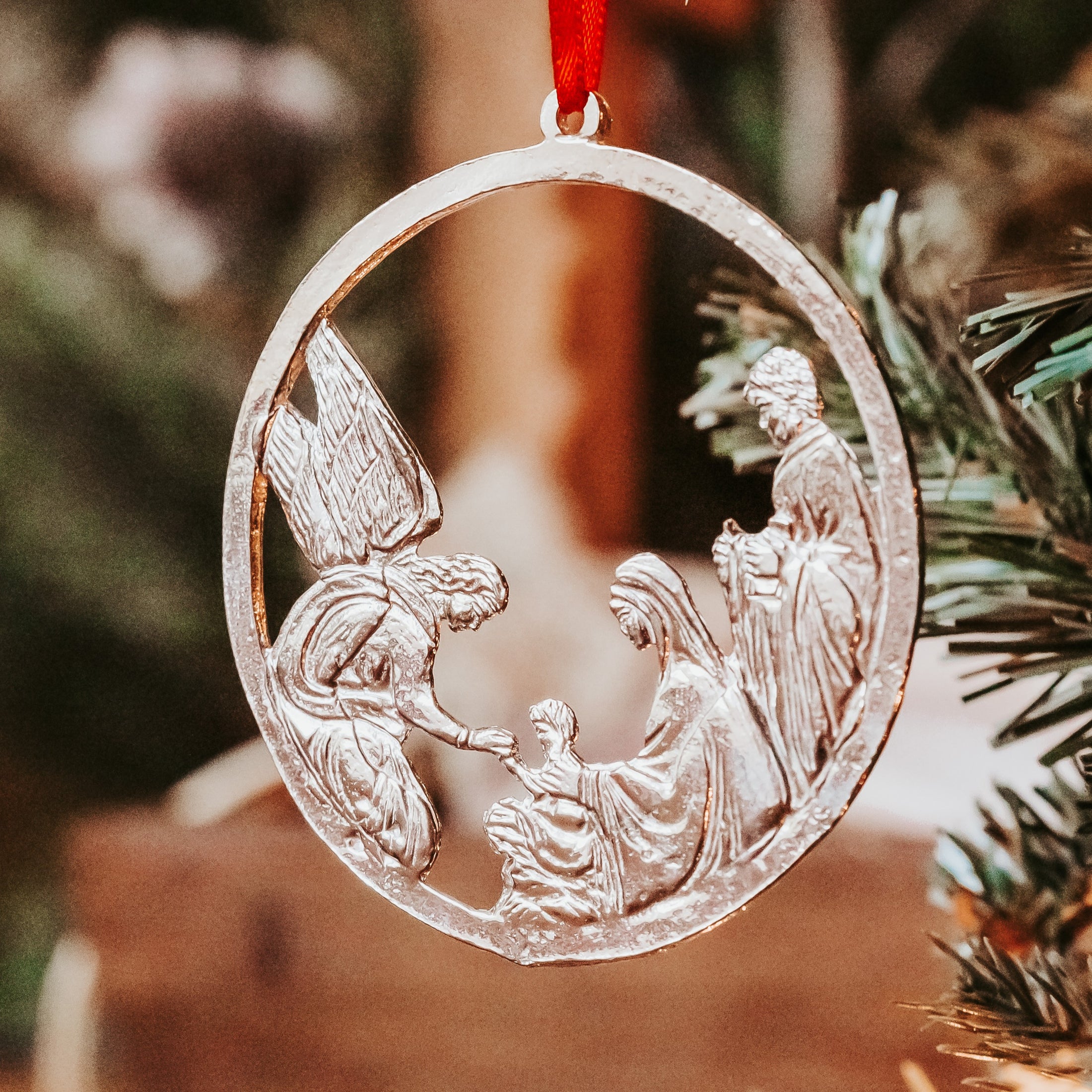 Handmade Nativity Ornaments - Manger Scene Gifts - Holy Family Christm ...