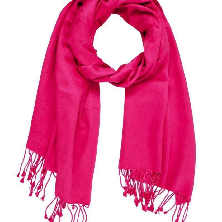 Solid Color Satin Scarf - Elegant and Versatile Fashion Accessory ...