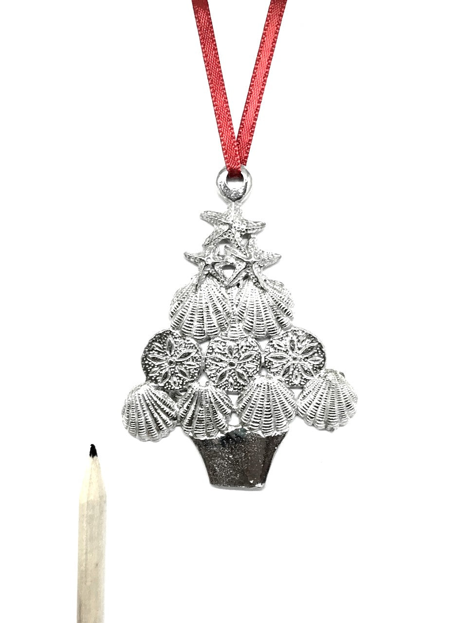 Seashell Tree - Seashell Wreath - Christmas Ornament - Individual Orna ...